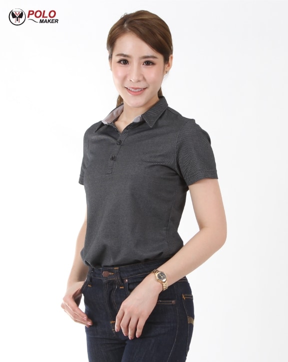 เสื้อโปโล CoolPlus CT001 สีดำ - PMK Polomaker ผู้ผลิตสินค้าสร้างแบรนด์ เสื้อโปโล ยูนิฟอร์ม พร้อม ...