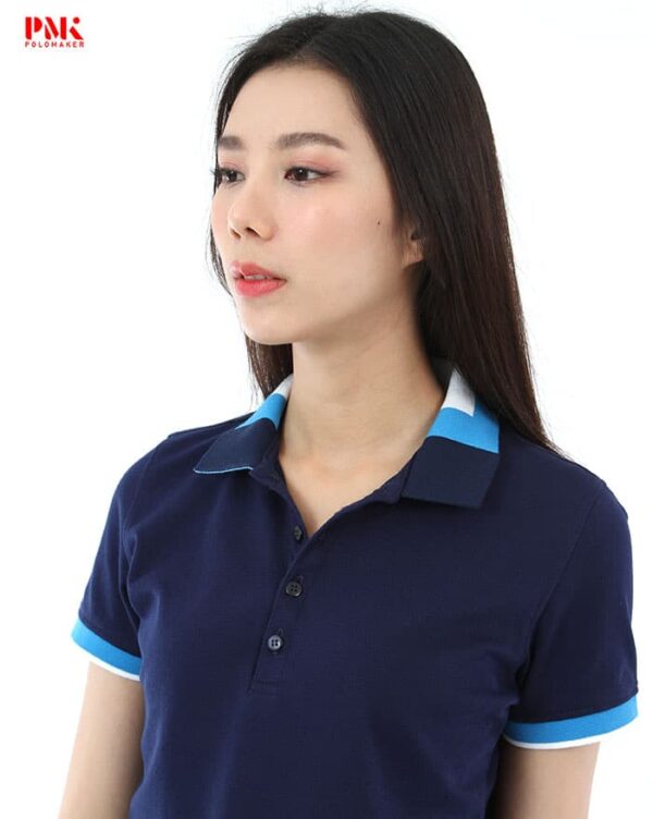 เสื้อโปโล CoolPlus โปโลปก3สี CQA08 สีกรมท่า - PMK Polomaker ผู้ผลิตสินค้าสร้างแบรนด์ เสื้อโปโล ...