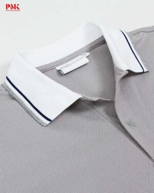 เสื้อโปโล CoolPlus CT Fashion เบาสบาย สวมใส่ได้แม้ไม่รีด สีฟ้า