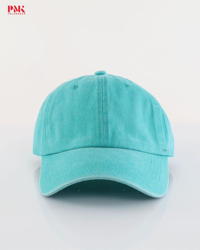 หมวก Washed Denim Caps สีฟ้า - PMK Polomaker ผู้ผลิตสินค้าสร้างแบรนด์ ...